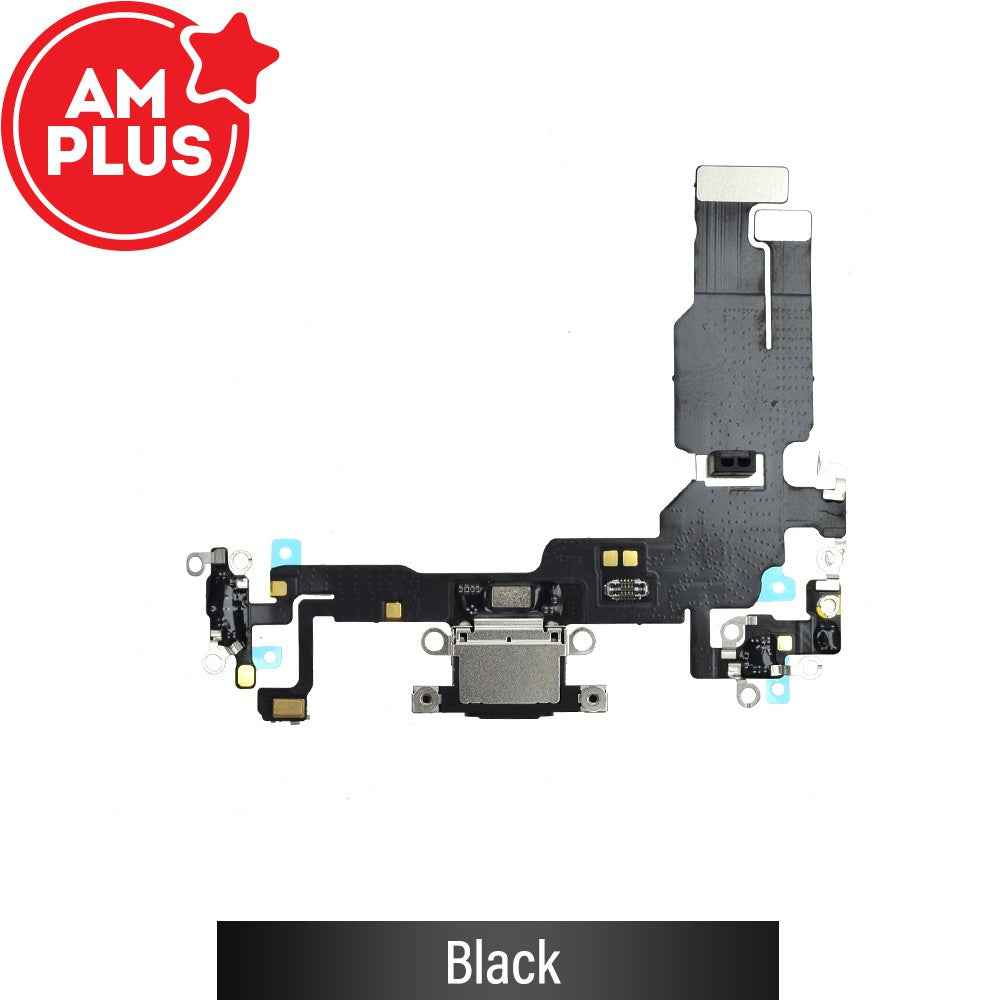 AMPLUS Charging Port for iPhone 15-Black - MyMobile